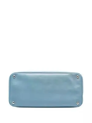 Prada Saffiano Cuir Turnlock Twin Satchel