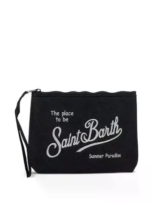 MC2 SAINT BARTH Aline Clutch Bag - Black