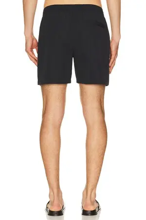 Burberry Check Tape Swim Shorts - Black