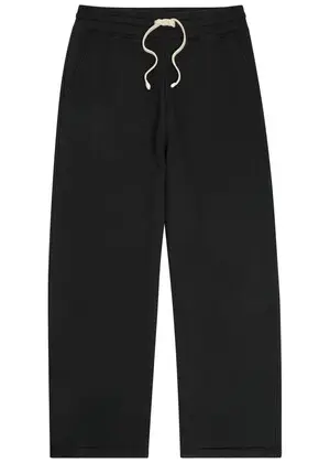 PICANTE Everyday Wide-leg Cotton Sweatpants - Black