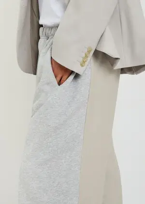 BETTTER Contrasting Cotton And Wool-blend Trousers