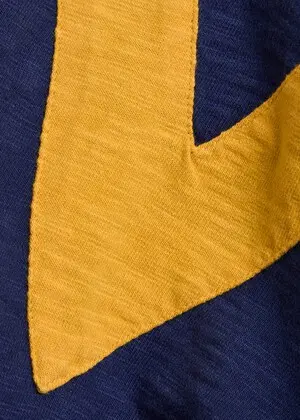 DRAKE'S Panelled Cotton Rugby Top