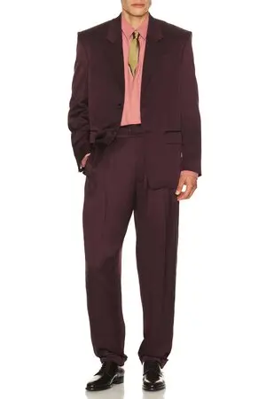 Saint Laurent Fit Fluide In Wine