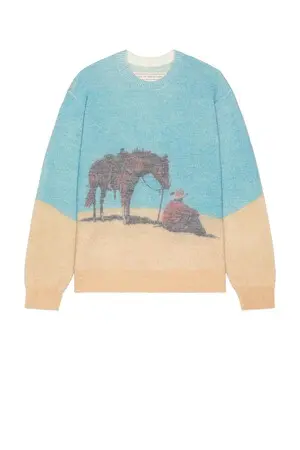 ONE OF THESE DAYS So Far Away Printed Sweater