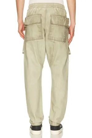 Rick Owens Creatch Cargo Drawstring Trousers - Sand