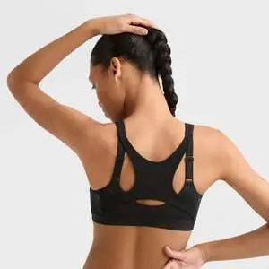 Champion Motion Control Zip Sports Bra - Black