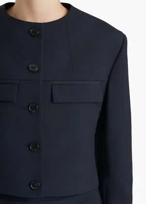 Khaite Roto Jacket - Dark Navy