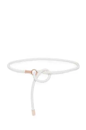 Gabriela Hearst Nappa Leather Rope Belt - Ivory