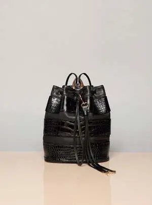 Gabriela Hearst Nappa And Crocodile Leather Backpack