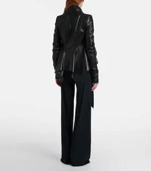 Rick Owens Bias Wide-leg Pants - Black