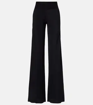 Rick Owens Bias Wide-leg Pants - Black