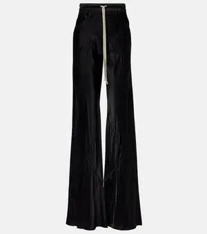 Rick Owens Bias Wide-leg Pants - Black