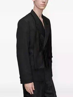 MAISON MARGIELA Scarf Tailored Wool Jacket