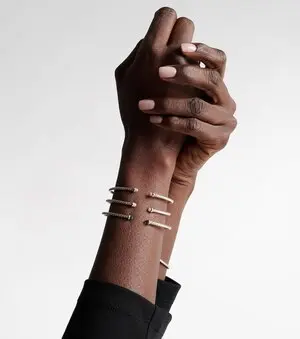 David Yurman Micro Cable Flex® Sterling And 14kt Gold Cuff Bracelet With Pearls
