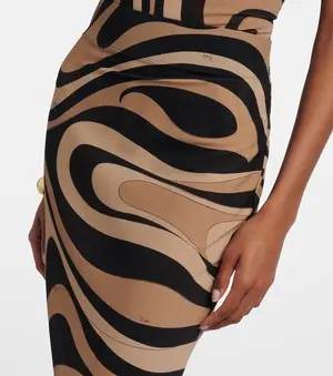 Emilio Pucci Marmo Tulle Maxi Skirt