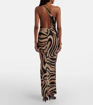 Emilio Pucci Marmo Tulle Maxi Skirt