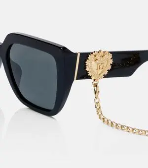 Dolce & Gabbana Devotion Square Sunglasses - Black