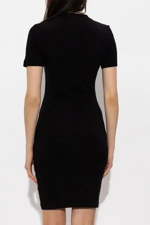 Versace Printed Dress With Sequins