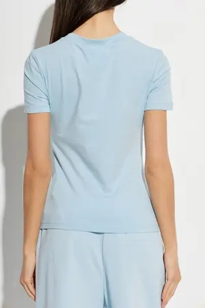 Versace Logo-printed T-shirt - Light Blue