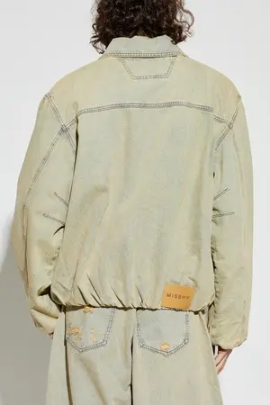 MISBHV Vintage-effect Denim Jacket - Blue
