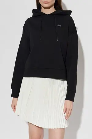 Lacoste Relaxed Fit Hoodie - Black