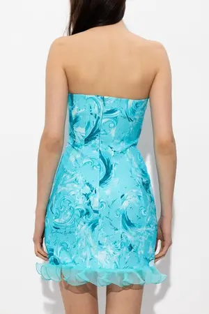 Versace Off-the-shoulder Mini Dress