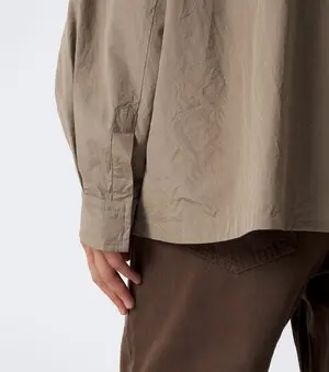 THE ROW Trenton Cotton Jacket - Green