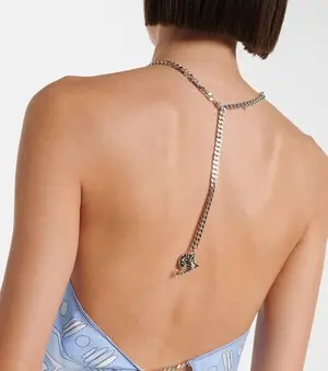 Emilio Pucci Angoli Silk Twill Top