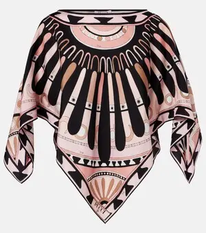 Emilio Pucci Silk Twill Blouse - Pink