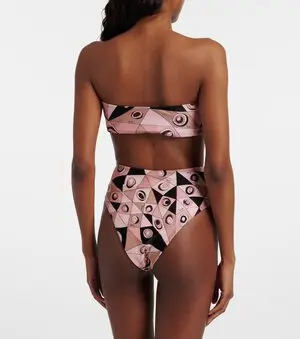 Emilio Pucci Occhi High-rise Bikini Bottoms - Pink