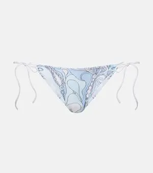 Emilio Pucci Orchidee Bikini Bottoms - Blue