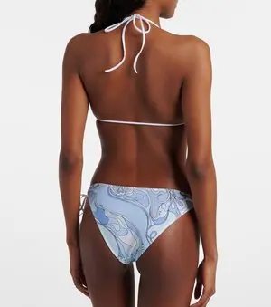 Emilio Pucci Orchidee Bikini Bottoms - Blue