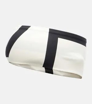 TOTEME Printed Headband - White