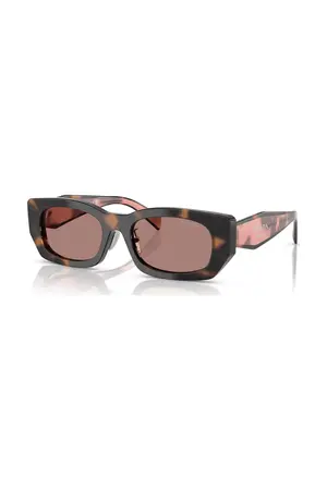 Prada Tortoise Acetate Sunglasses - Brown