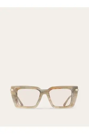 FERRAGAMO Rectangular Frame Sunglasses - Red