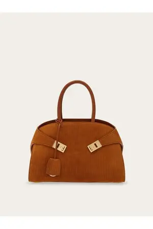 FERRAGAMO Hug Handbag - Brown