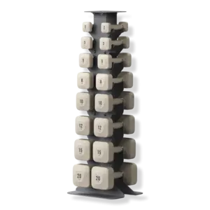 WeGym Progrip Dumbbells With Dark Rack - Sandstone