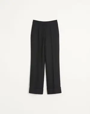 Valentino Garavani Crepe Couture Trousers - Black