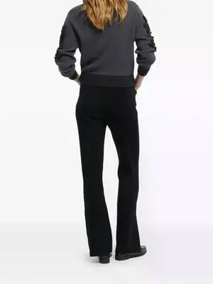 BARRIE B-logo Cashmere Cardigan - Grey