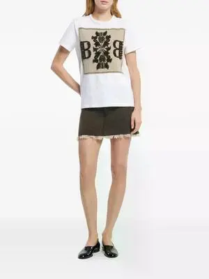 BARRIE Cashmere Patch T-shirt