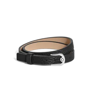 Montblanc Horseshoe Buckle Adjustable Bracelet - Black