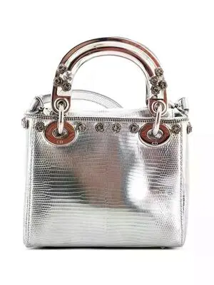 Dior Lady Lizard Mini Satchel - Metallic