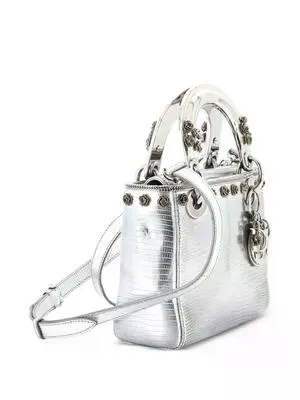 Dior Lady Lizard Mini Satchel - Metallic