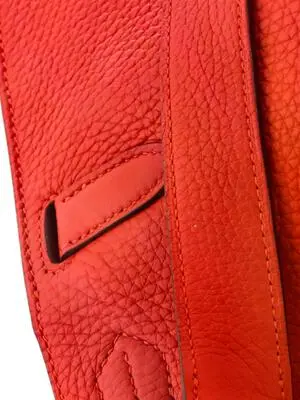 Hermès Jypsiere Bag Clemence 28 Shoulder Bag - Red