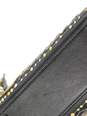 Dior Lady Chain Bag Embroidered Calfskin Mini Satchel
