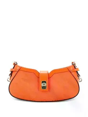 Gucci Gg Canvas Mini Shoulder Bag - Orange