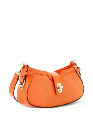 Gucci Gg Canvas Mini Shoulder Bag - Orange