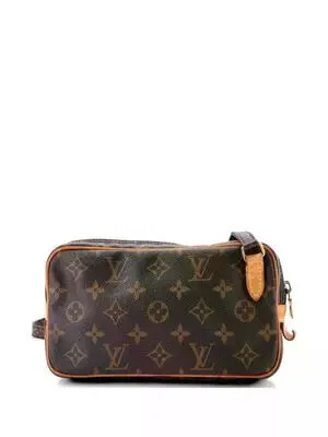 LOUIS VUITTON Pochette Marly Bandouliere Monogram Canvas - Brown