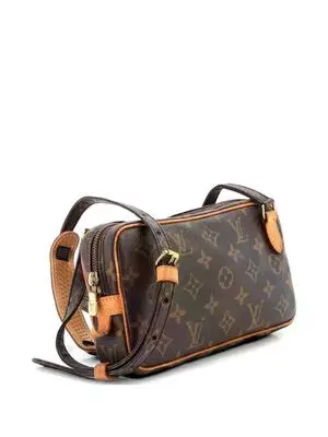 LOUIS VUITTON Pochette Marly Bandouliere Monogram Canvas - Brown