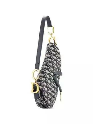 Dior Saddle Handbag Oblique Canvas Medium